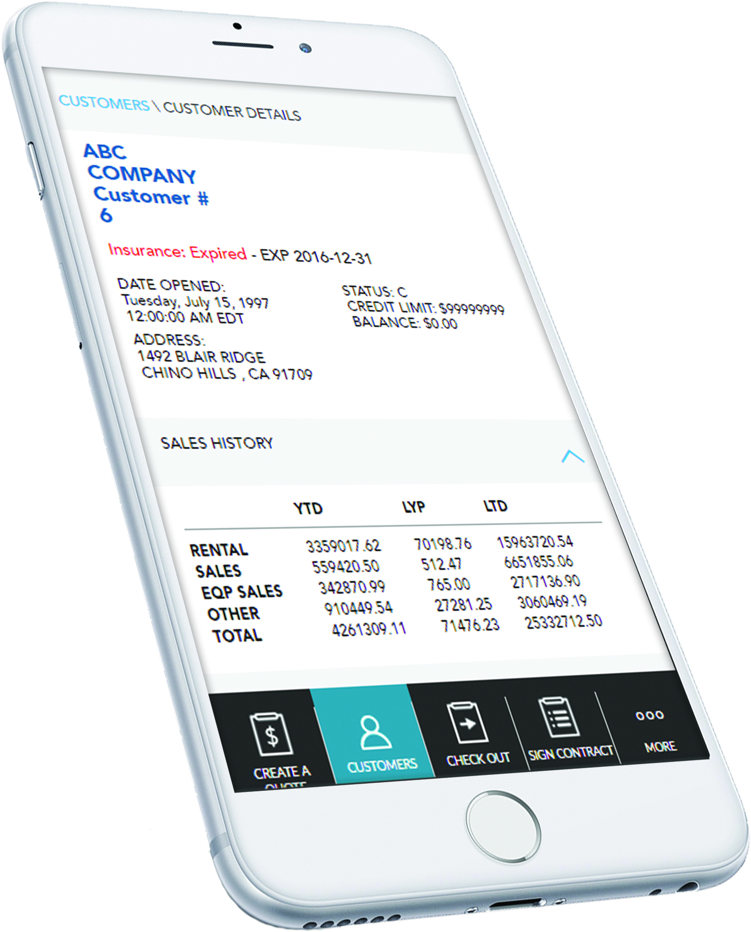 Equipment Rental Mobile App for Field, Yard & Counter Teams